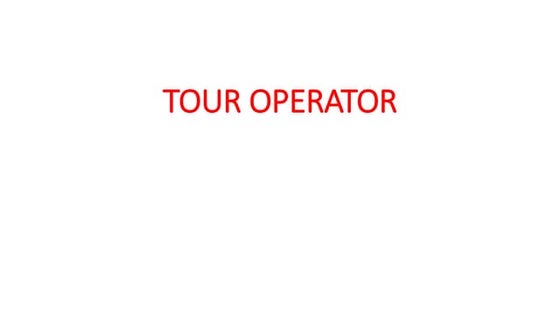 Classification of Tour Packages | PPTX | Travel Preparation and Advice ...