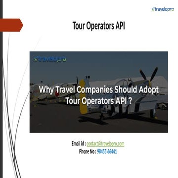 Tour Operators API | Tour API Integration.pptx