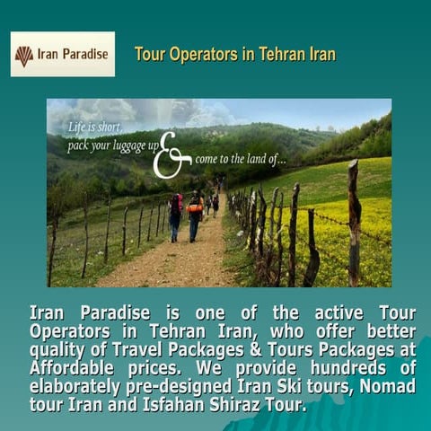 Tour operators in tehran iran | PPT
