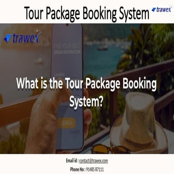 Tour Package Booking System | Vacation Package Website | PPTX