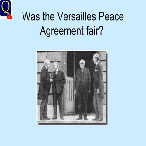 The Treaty of Versailles | PPTX