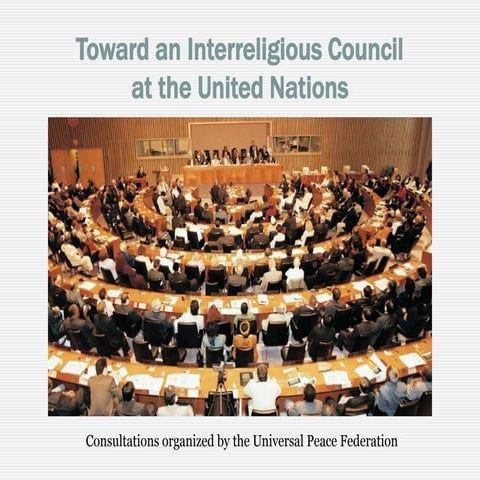 Towards an Interreligious Council at the UN | PPT