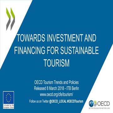 Towards investment and financing for sustainable tourism | PDF