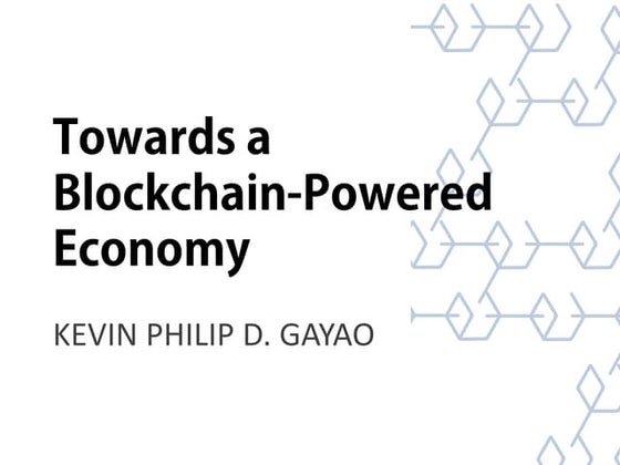 Blockchain presentation | PPT