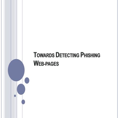 Towards detecting phishing web pages | PPSX | Internet Safety | Parenting