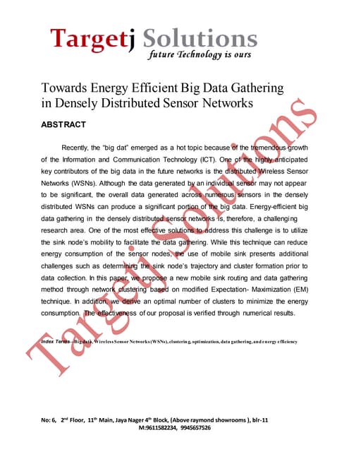 Towards energy efficient big data gathering | PDF Towards energy efficient big data gathering | PDF