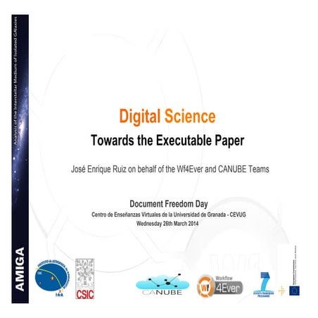 Open Science and Executable Papers | PPT