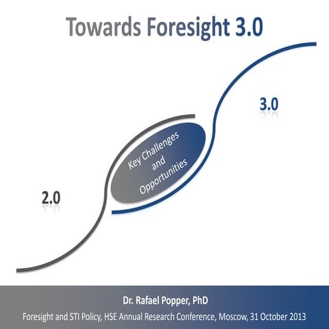 Towards Foresight 3.0 | PPT