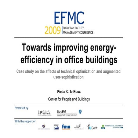 Towards improving energy efficiency in office buildings presentation | PPT