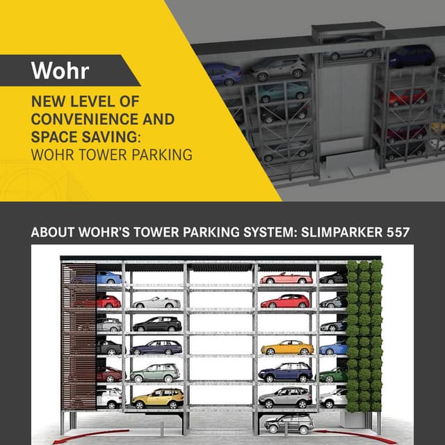 NEW LEVEL OF CONVENIENCE AND SPACE SAVING: WOHR TOWER PARKING | PDF