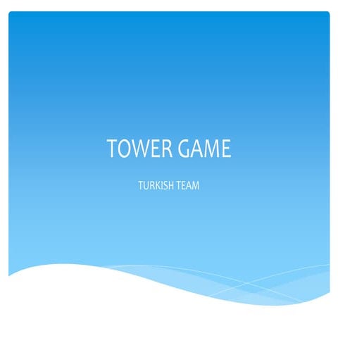 Tower game | PPTX