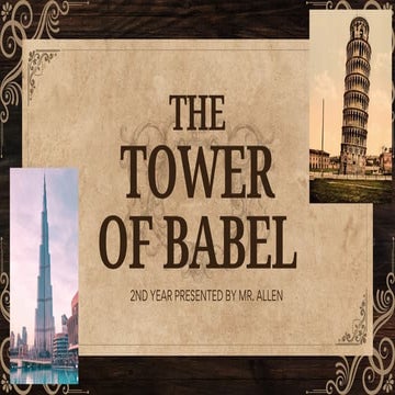 Tower of Babel 2nd Year Presentation.pdf