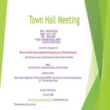 Town Hall Meeting | PDF