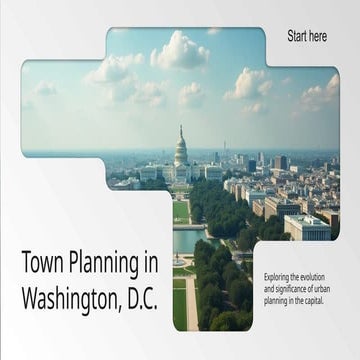 Town Planning in Washington, D.C.. by omkar jadhav pptx | PPTX