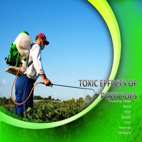 Pesticides Effects New Research Paper Published!