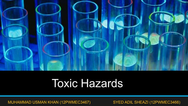 Chemicals Safety Presentation | PPTX