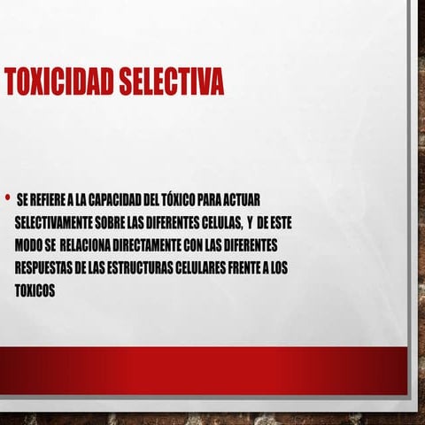 TOXICIDAD SELECTIVA .pptx