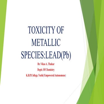 Toxicity of Metallic species of LEAD.pdf
