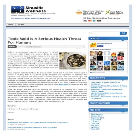 Toxic mold is a serious health threat for humans | PDF