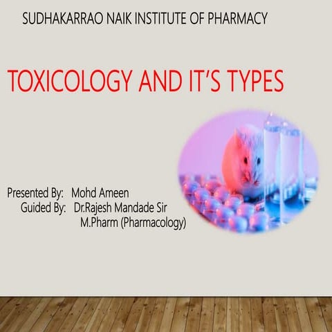 Toxicology.pptx | Chemistry | Science