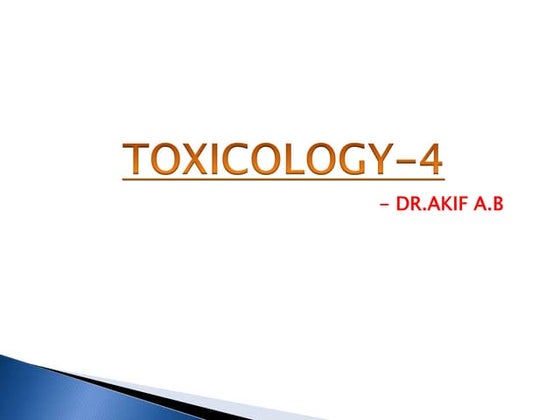 Toxicology - Strychnine / strychnos nux-vomica poisoning | PPTX