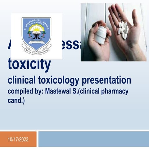 toxicology toxicology.pptx