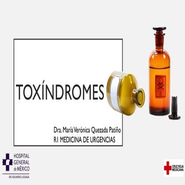 TOXINDROMES FINAL en urgencias prsenteacion | PPTX
