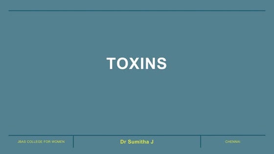 Bacterial Toxins.ppt | Infectious Diseases | Diseases and Conditions