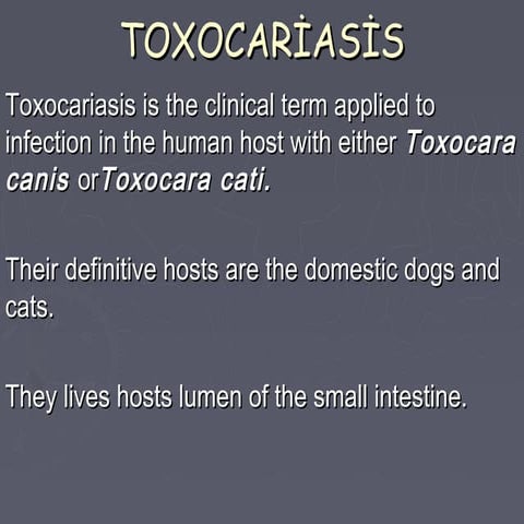 About ToToxocari̇asi̇s | PPT