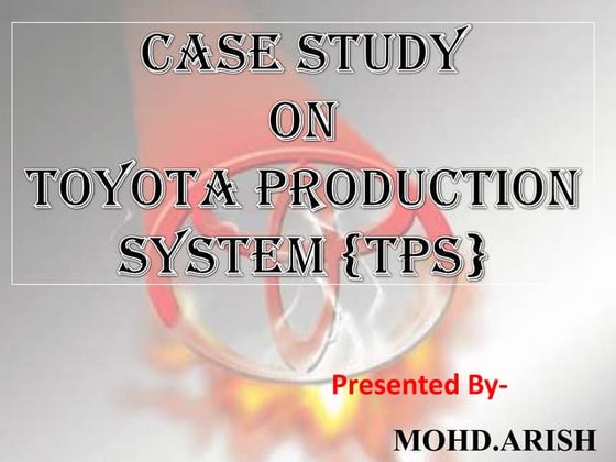 Toyota Production System | PDF | Automotive Industry | Industries