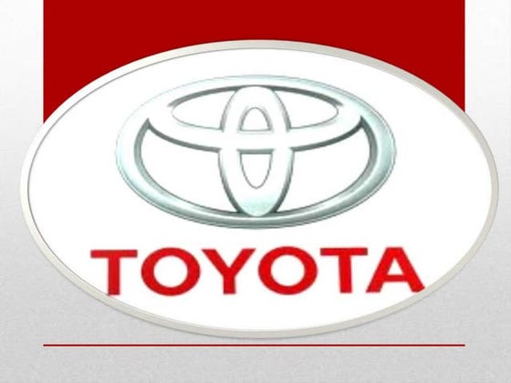Toyota segmentation and introducing | PPTX | Automotive Industry ...