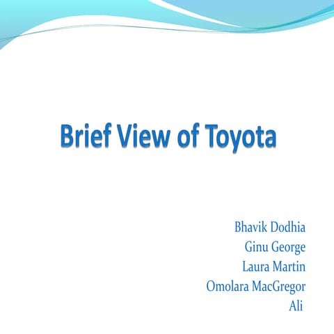 Toyota | PPT