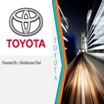 Toyota Company | PPTX