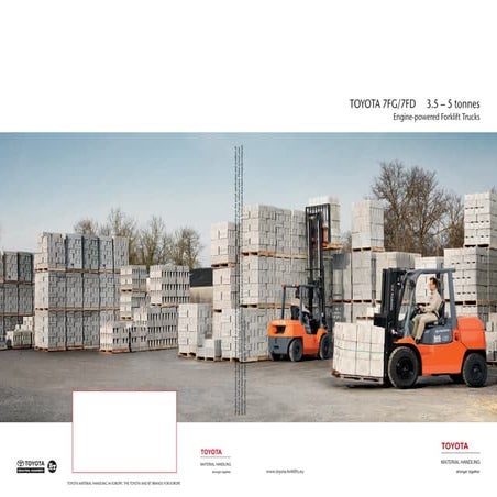 Toyota 7 fg fd brochure | PDF