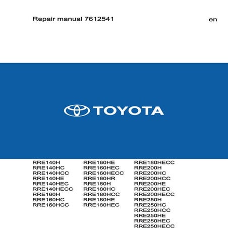 Toyota bt reflex rre160 hec high performance reach truck service repair ...