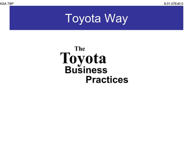 Toyotas 8 Steps To Problem Solving | PDF