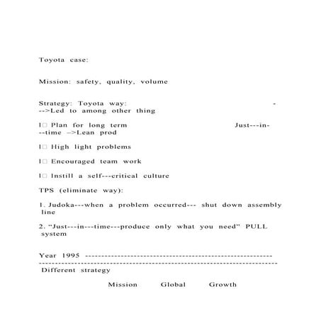 Toyota case Mission safety, quality, volume .docx