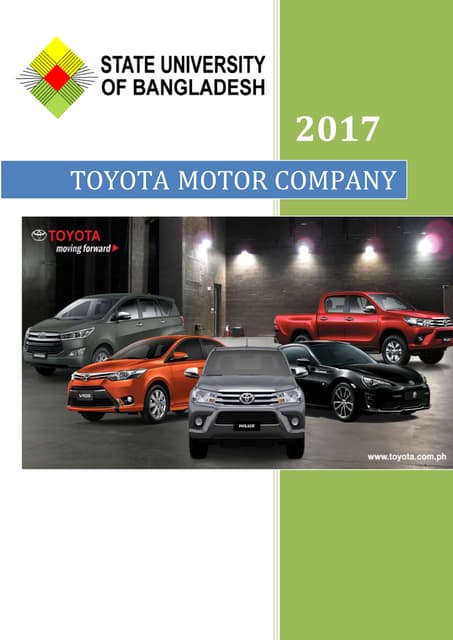 Toyota segmentation and introducing | PPTX | Automotive Industry ...