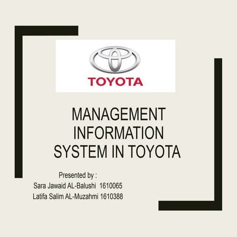 Toyota company | PPT