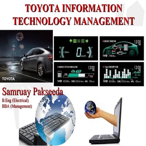 Toyota information technology management | PPT