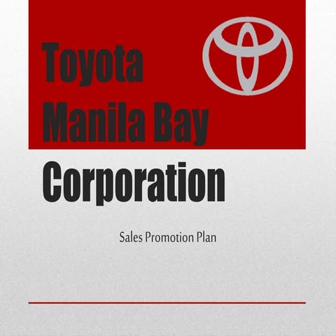 Toyota manila bay corporation | PPTX