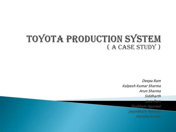 Toyota Production System | PPT