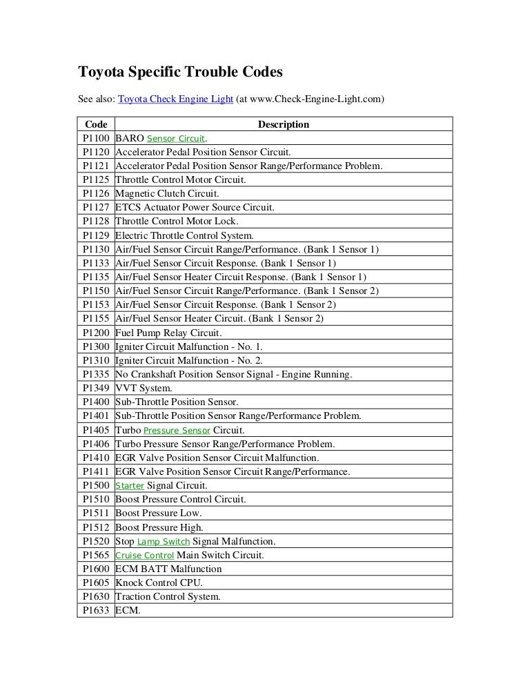 Toyota Trouble Codes Ref toyota-trouble-codes-ref