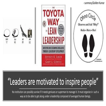 Toyota way to lean leadership | PPTX