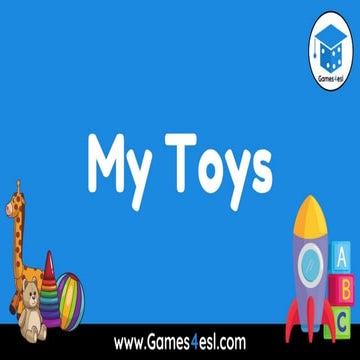 ENGLISH. Lesson about Toys PowerPoint Lesson | PPT