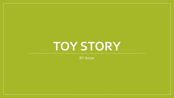 Toy story | PPT