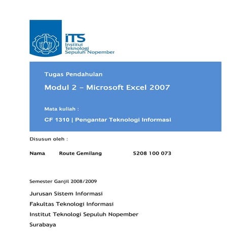 Membuat Grafik Fungsi di Excel | PDF