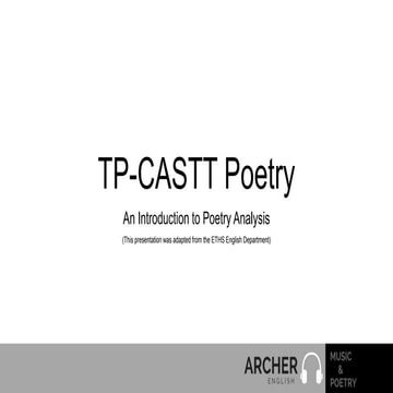 Tp castt poetry | PPT