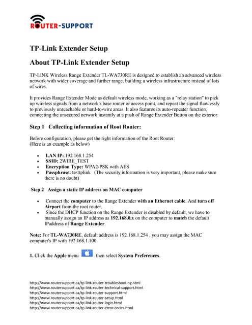 Tp link error codes | PDF