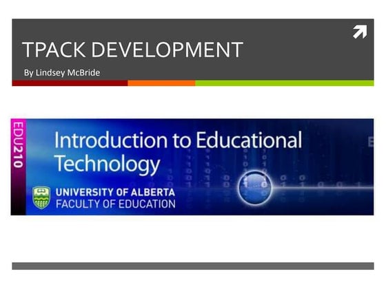Tpack model | PPTX | Education